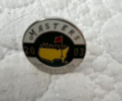 2003 Masters Tournament (Augusta National) Ball Mark Logo Golf Ball ...