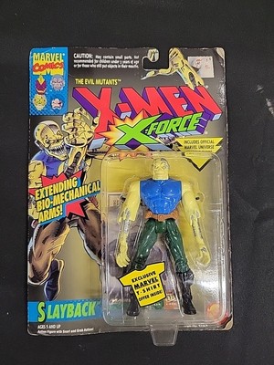 NEW 1994 Marvel Comics X-Men X-Force Slayback Action Figure by Toy Biz ...