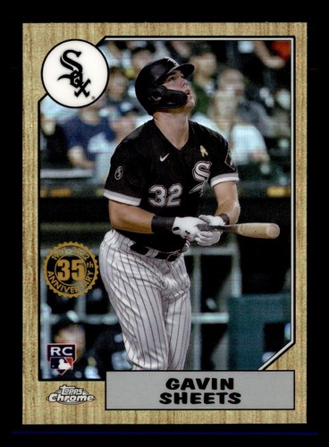 2022 Topps Chrome 1987 Baseball #87BC-20 Gavin Sheets Rookie Card RC ...