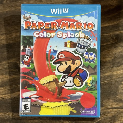 Paper Mario Color Splash (Nintendo Wii U, 2016) Brand New Factory ...