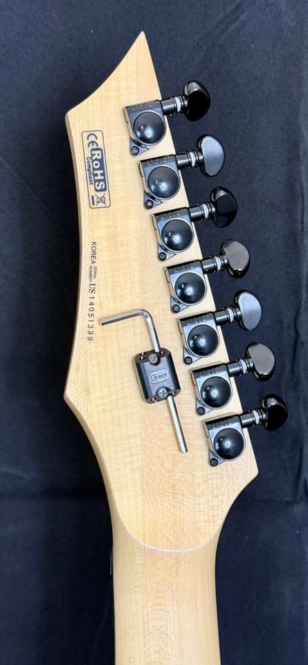 DEAN Rusty Cooley RC7X Wraith Bare Knuckle Black Hawk Floyd Rose Case ...