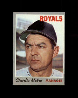 1970 Topps Baseball #016 Charlie Metro MG RC STARX 5.5 EX+ (LS804132 ...