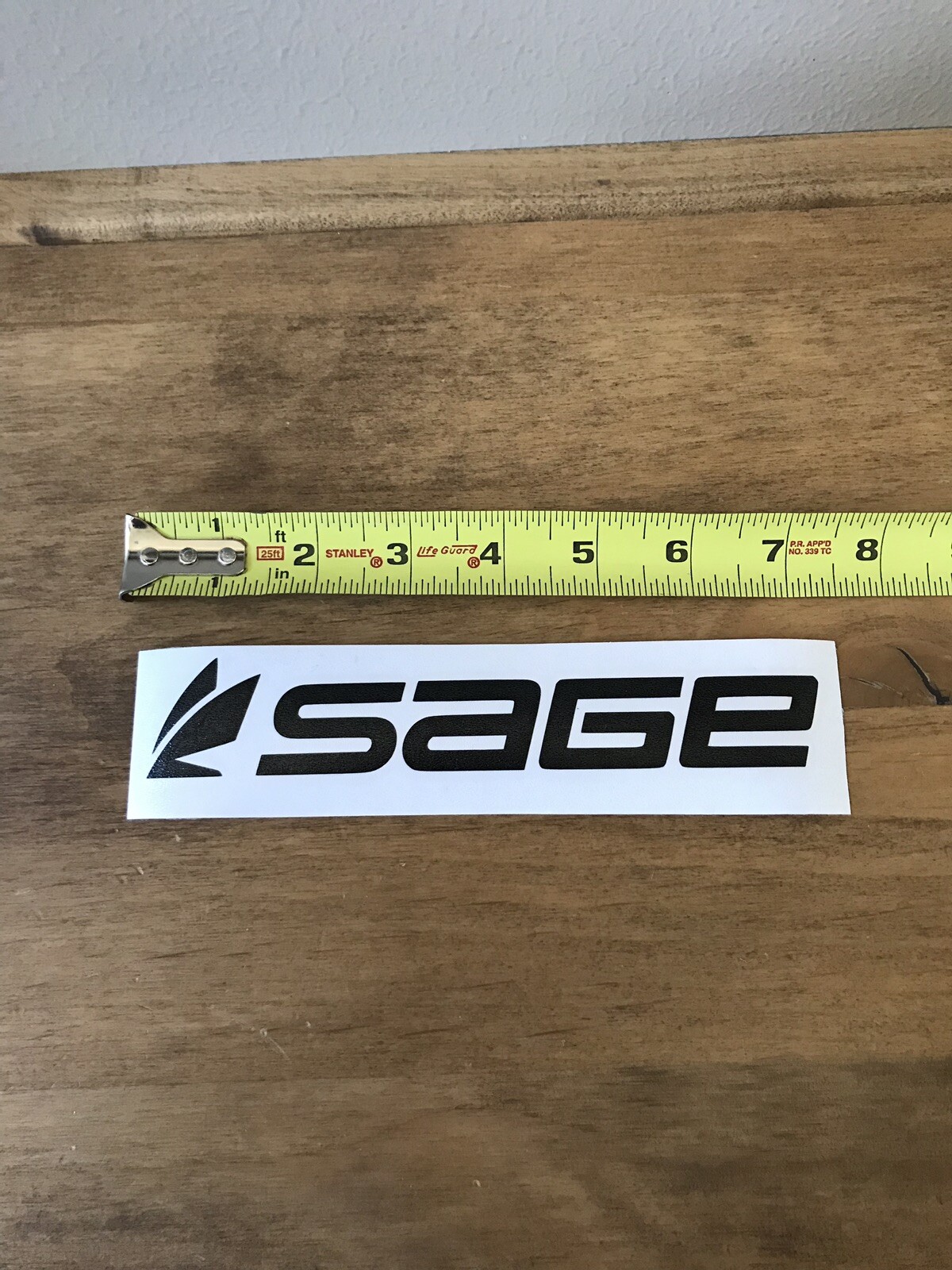 Sage Fly Fishing Sticker/Decal Fishing Rods Outdoor Approx 7.5” New ...