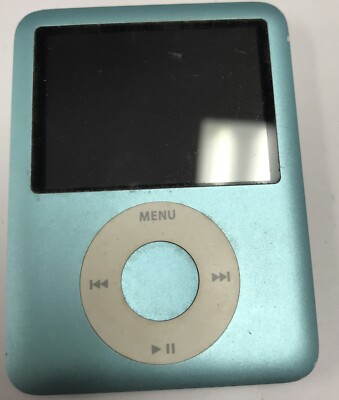 Apple 8GB iPod Nano 3rd Generation Teal A1236 - Untested | eBay