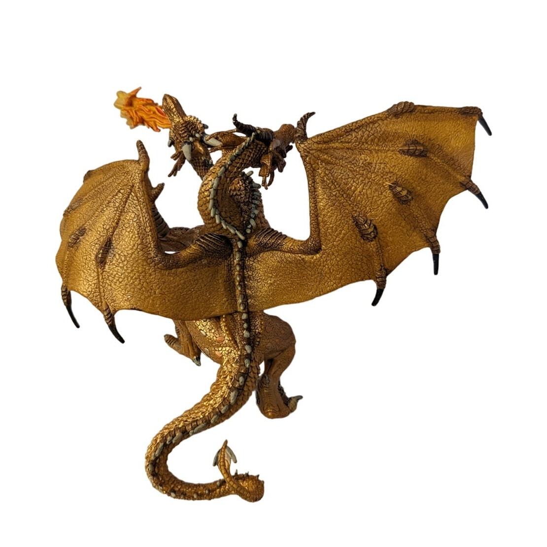 PAPO Fire Breathing Golden Two Headed Hydra Dragon | eBay