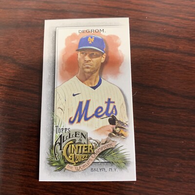 Jacob deGrom SSP 2022 Topps Allen & Ginter Mini RiP 370 METS CODE 39 | eBay
