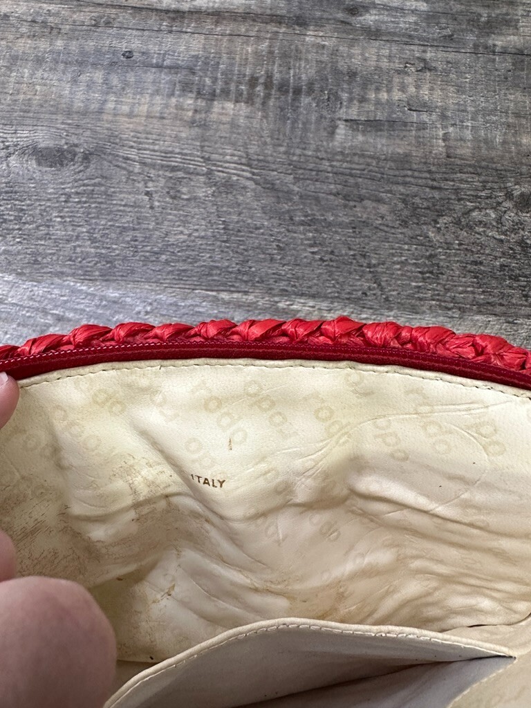 Rodo Made in Italy Vintage Wicker Clutch Purse Evenin… - Gem