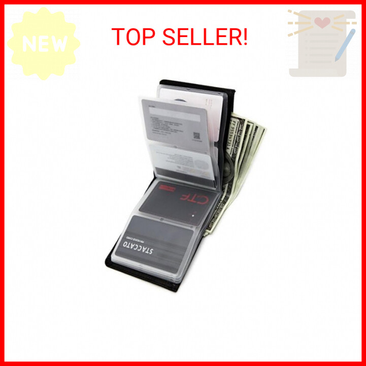 RFID Blocking Wallet - Leather Business Credit Card Holder Case/Wallet ...