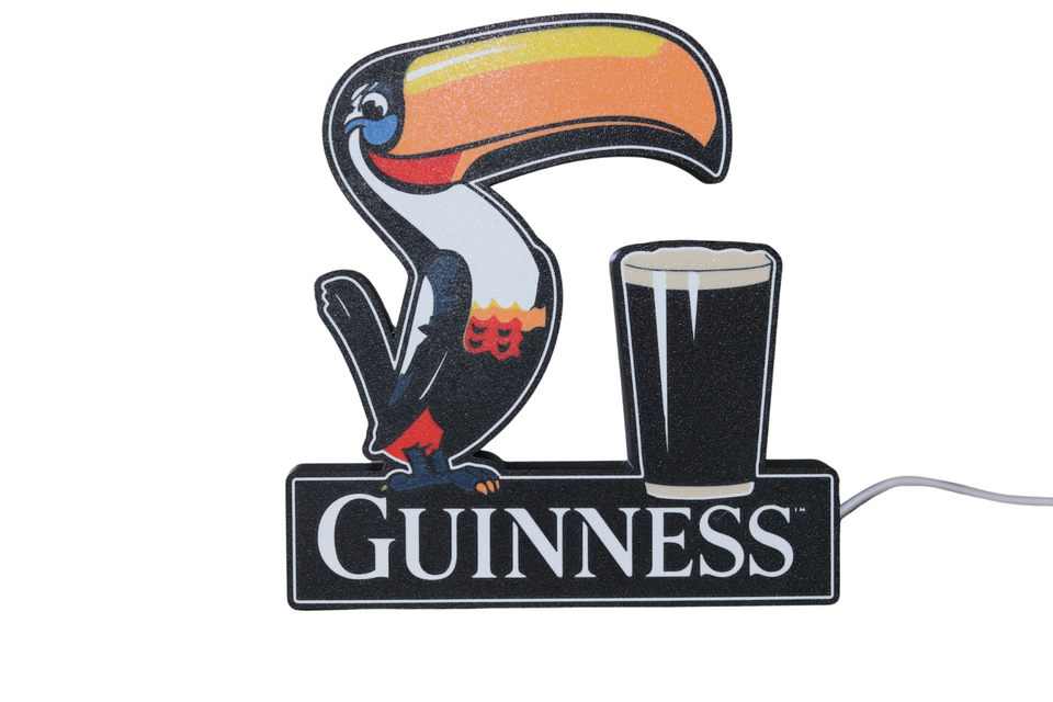 Guinness Toucan Lightbox includes LED lighting | eBay UK