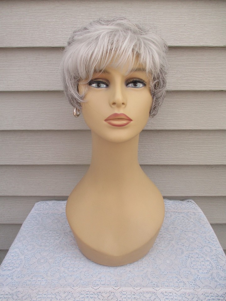 Anna Emma Wig Short CLASSICAL STYLE Color SILVERSTONE Gray | eBay