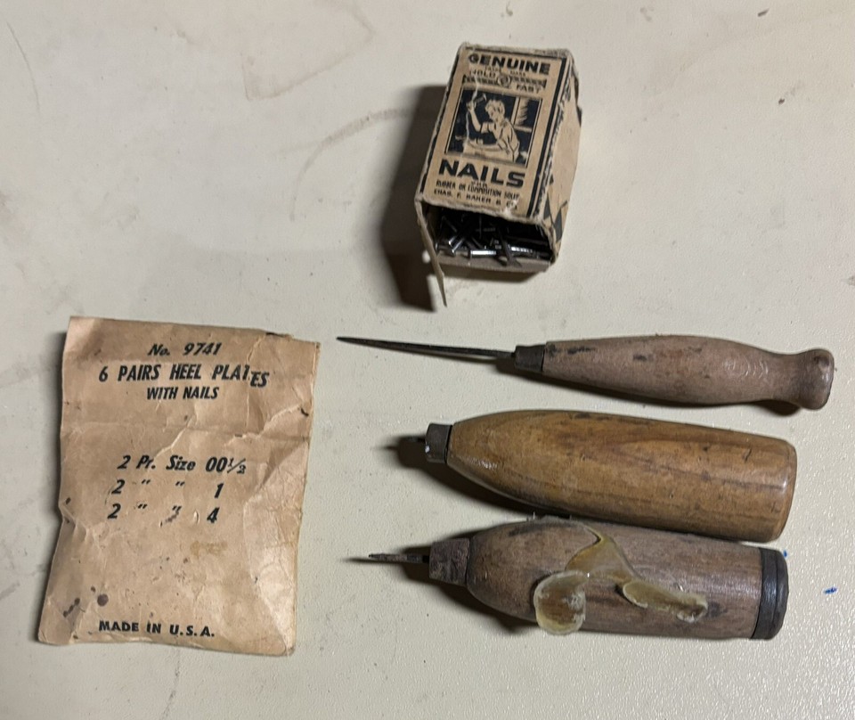 Vintage Cobblers Set 8 Shoe Forms Molds 2 Stands Antique Cast Iron ...