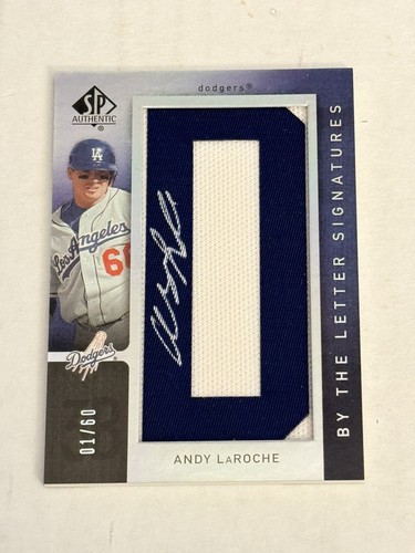 Andy LaRoche 2007 SP Authentic By The Letter D Signatures Auto Patch 01 ...