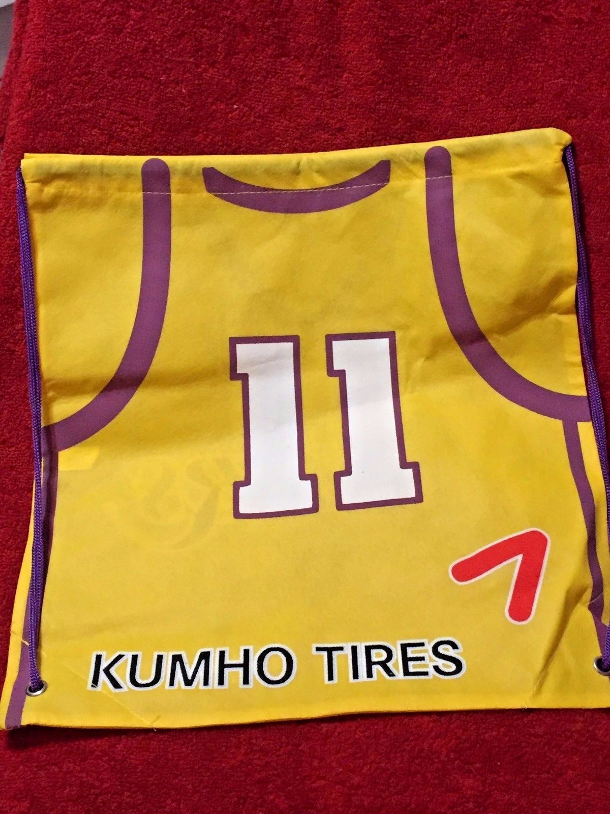 LOS ANGELES LAKERS LA NBA DRAWSTRING SLING BACKPACK SACK GYM TOTE ...