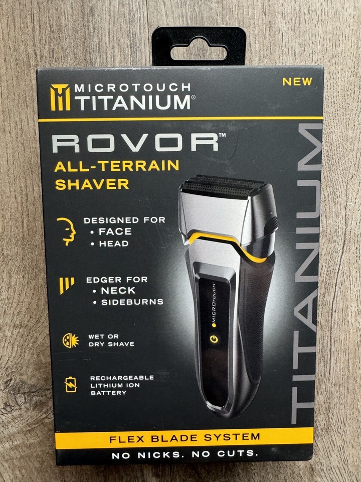 MicroTouch Titanium Rovor All Terrain Electric Shaver, Black 754502050208| eBay
