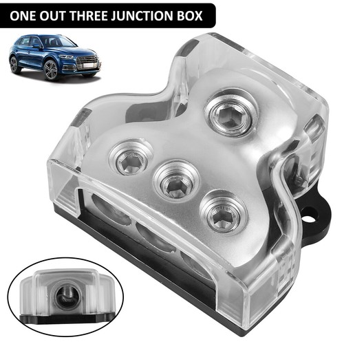 3Way Power Distribution Block Car Audio Power Wire Splitter 1x0 in/3X4 ...