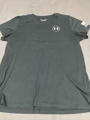 Under Armor Shirt Mens XL Short Sleeve Crew Neck Loose Black | eBay