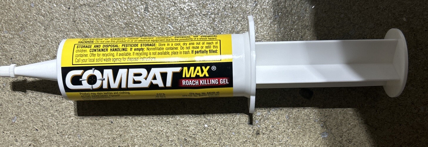 Combat 60 g Source Kill Max Roach Kill Gel-2.1 oz (1 Syringe) NEW ...