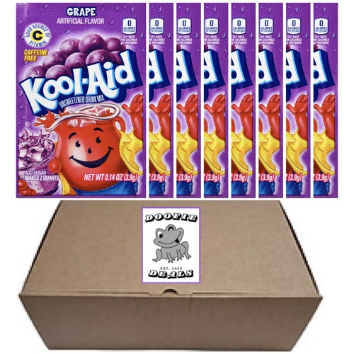 Kool Aid Drink Mix Variety Pack 8 Flavorful Packets for Kids Refreshing ...