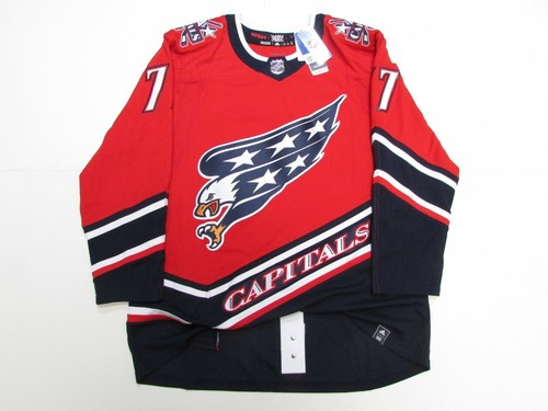 TJ OSHIE WASHINGTON CAPITALS AUTHENTIC ADIDAS REVERSE RETRO JERSEY SIZE ...
