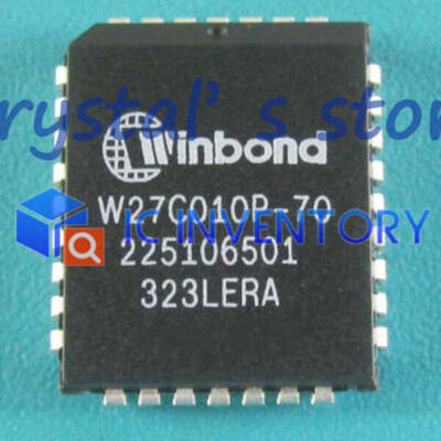 5pcs W27C010P-70 electro erasure EPROM memory PLCC32 new | eBay