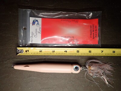 Tough Al Gag's Pink Swirl Original Squid Zee Surf Fishing Long Cast ...