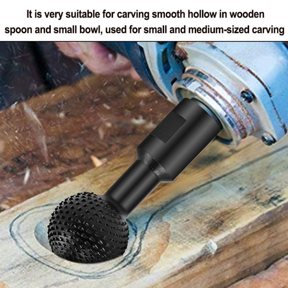 Woodworking Sanding Carbide Rotary Burr Spherical Ball Gouge Angle ...