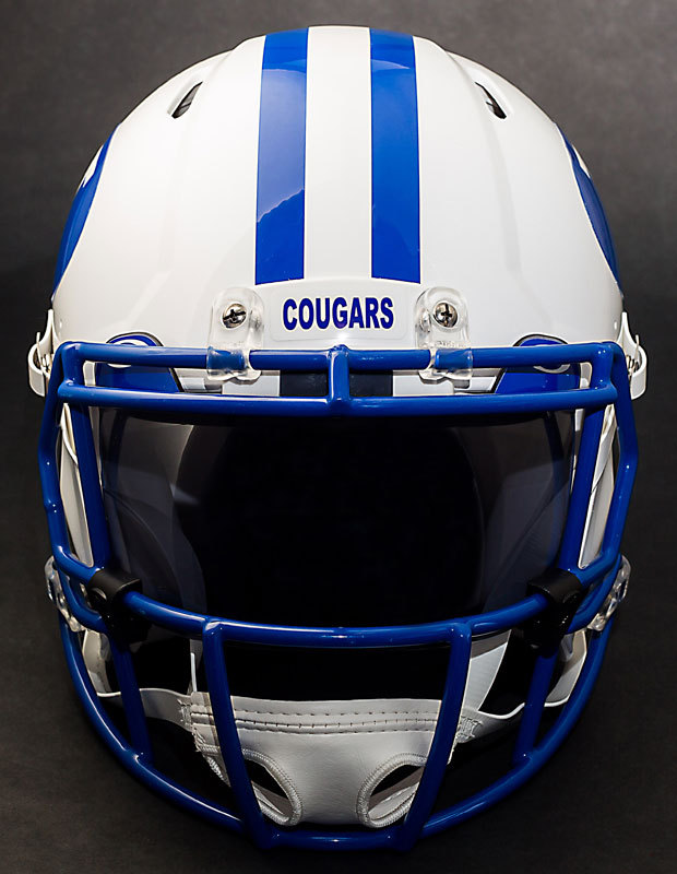 *CUSTOM* BRIGHAM YOUNG BYU COUGARS NCAA Riddell SPEED Replica Football ...
