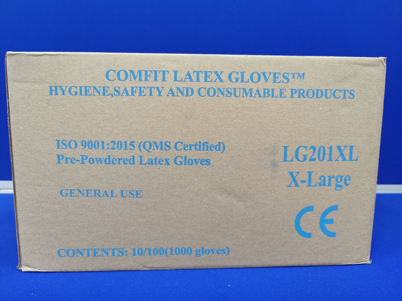 Latex Powdered Disposable Gloves. High Grade. Box of 100. Carton of ...