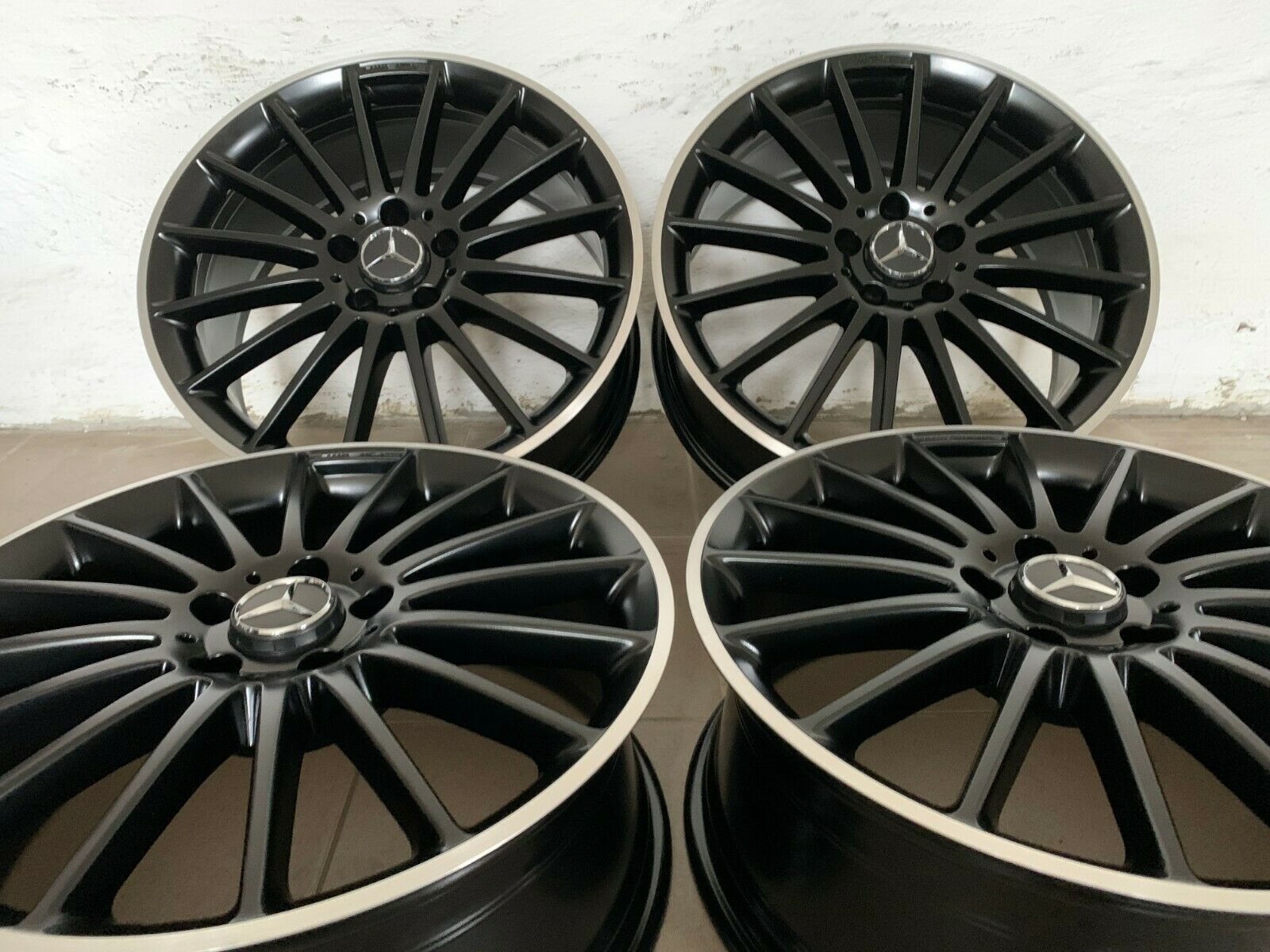 4 AMG Rims 8,0 x 19 ET48 Mercedes Cla W117 CLA45 A W176 A45 A1764010502 ...