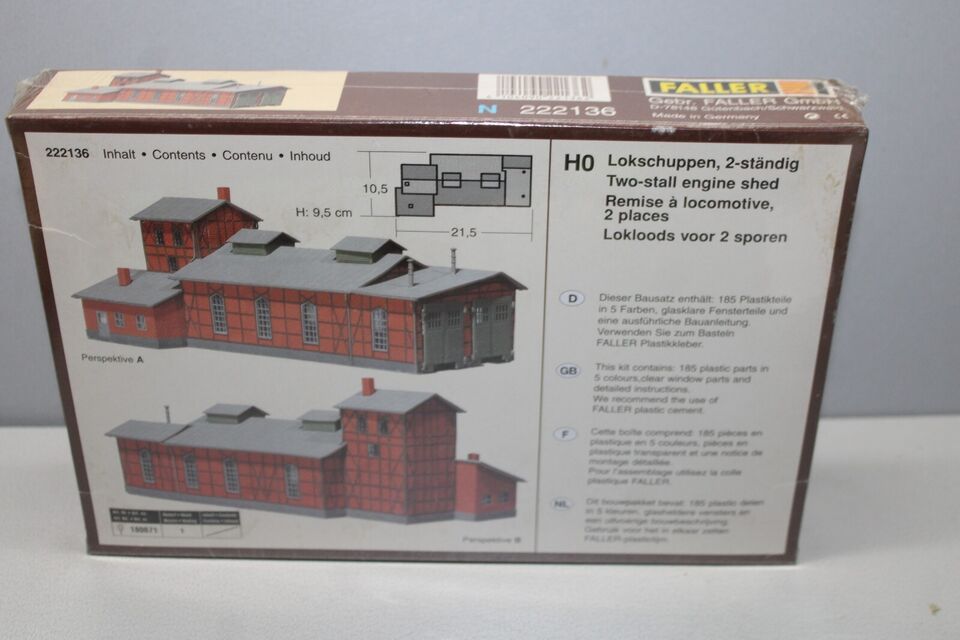 Faller 222136 Building Kit Locomotive Shed Gauge N OVP | eBay UK
