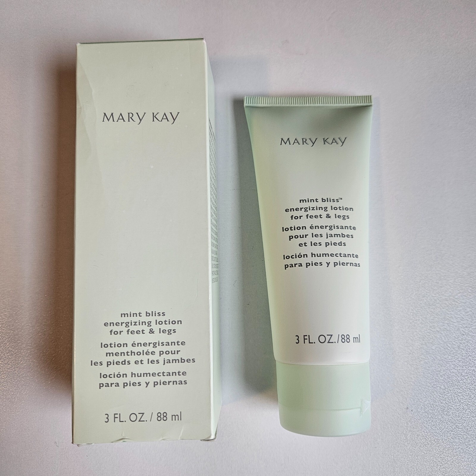 MARY KAY mint bliss energizing lotion for Feet and Legs 3 oz New | eBay