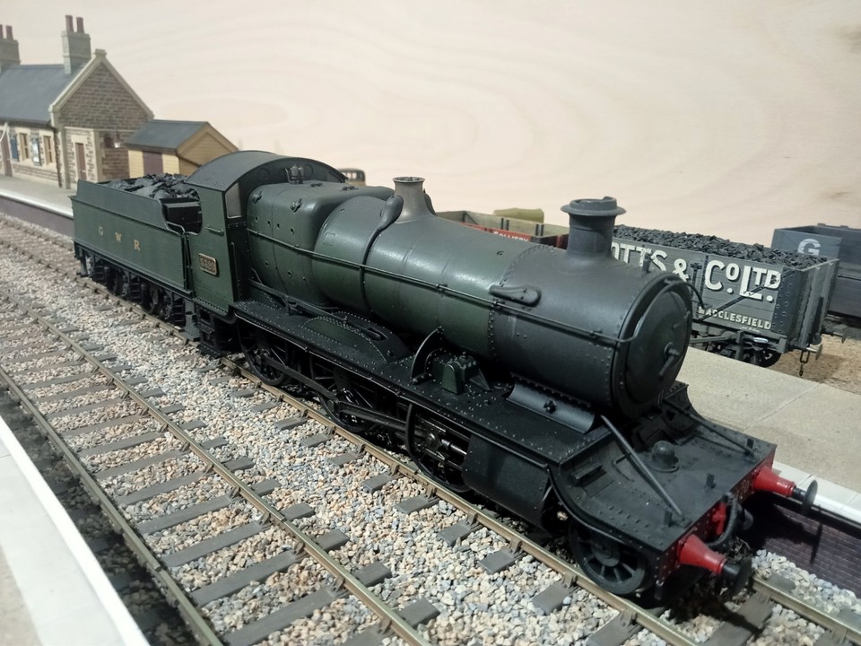 Heljan 0 gauge GWR mogul steam locomotive professionally weathered DCC ...