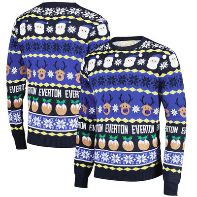 EVERTON FC Christmas Jumper Mens LARGE Official Football Festive ...