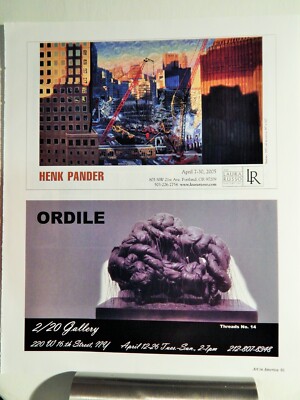 HENK PANDER ART PIECE VTG ORIG 2005 ADVERTISEMENT | eBay
