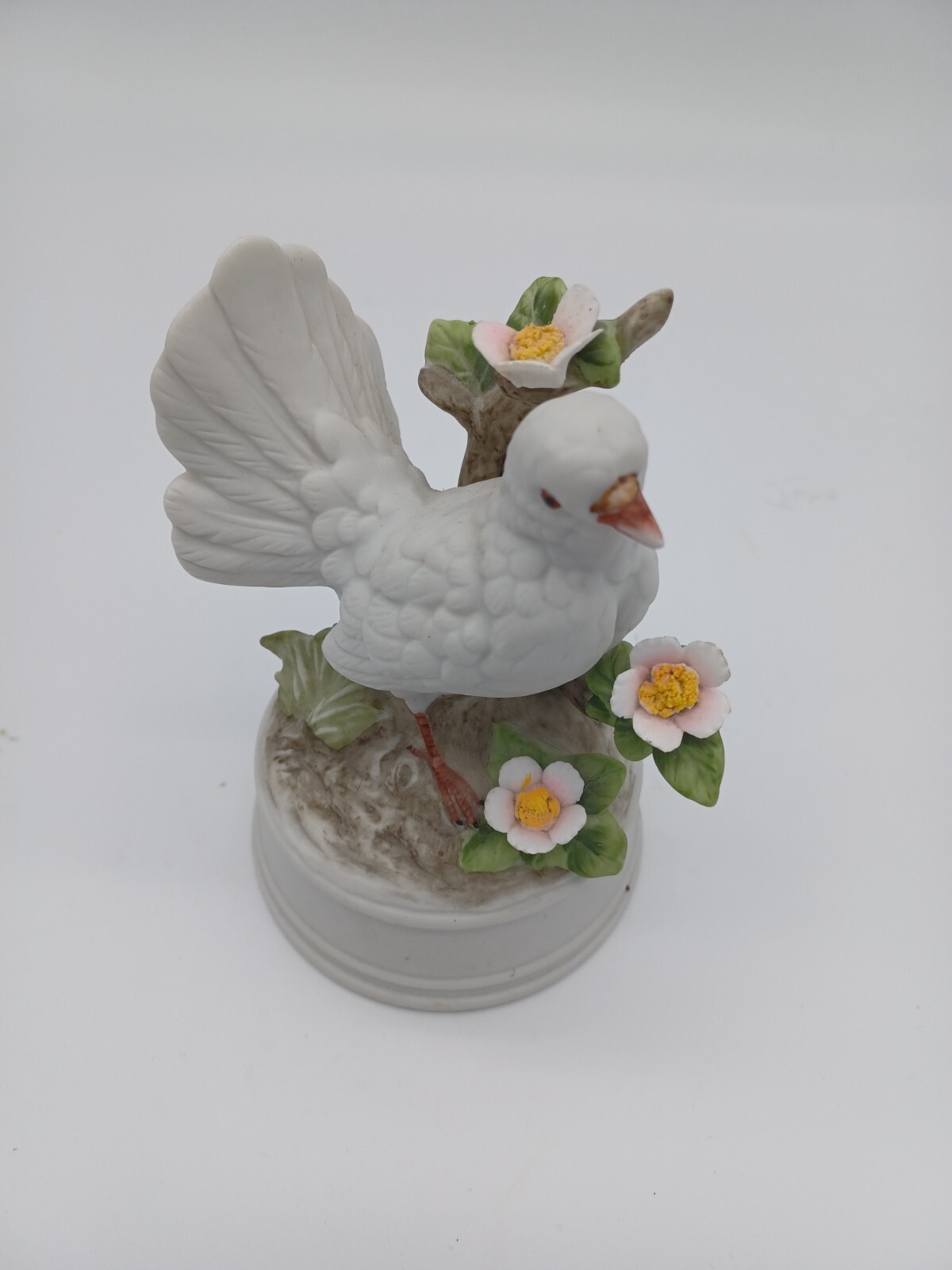 Gorham Porcelain White Dove Music Box | eBay