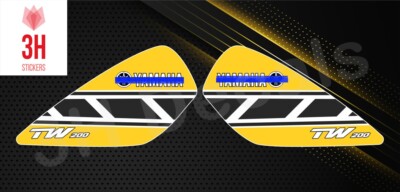 Custom designed Yamaha TW 200 TW200 decal sticker graphics | eBay