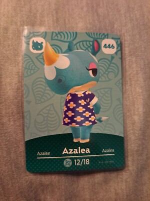 Azalea - 446 Animal Crossing Amiibo Card | eBay