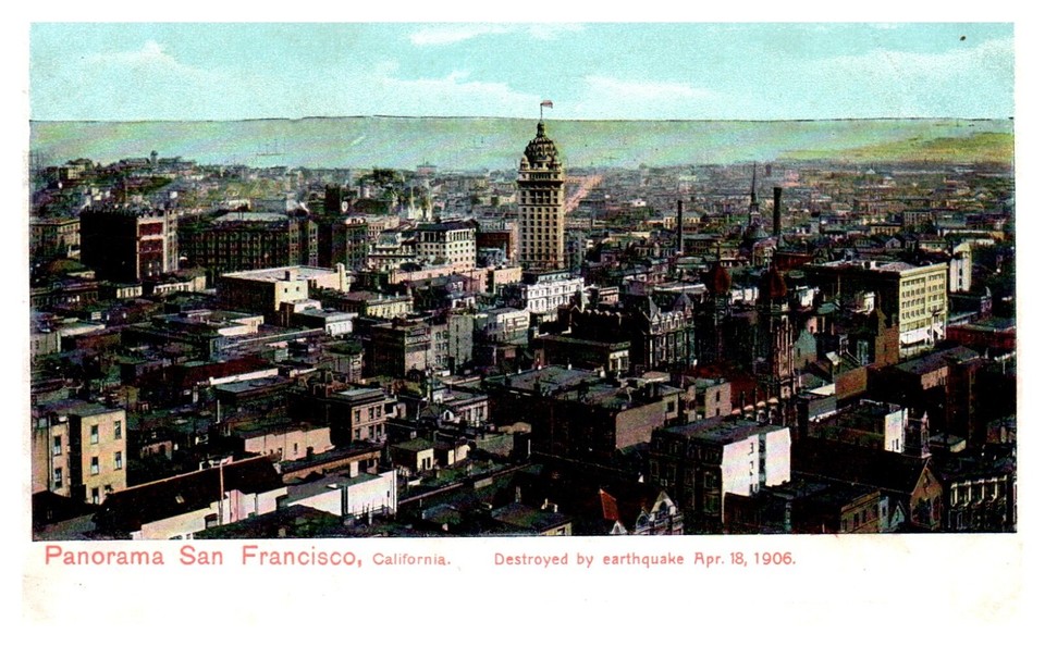 FIVE San Francisco, CA, Earthquake & Fire Postcards -AA-15 | eBay