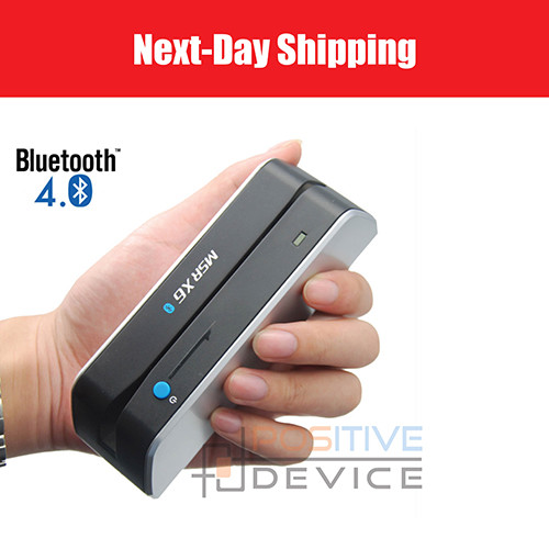 Bluetooth MSR X6BT Mini Magnetic Stripe Card Reader Writer Encoder Mag ...