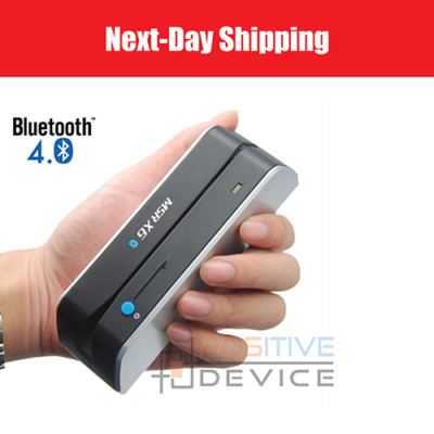 Bluetooth MSR X6BT Mini Magnetic Stripe Card Reader Writer Encoder Mag ...