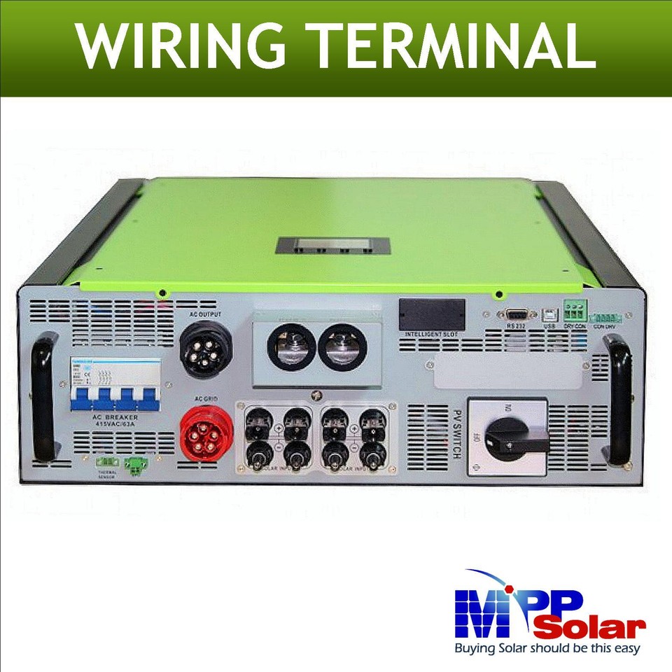 MPI 10kw VDE 10kw 3 phase 48v MPP Solar Hybrid Inverter 2 MPPT MAX PV ...