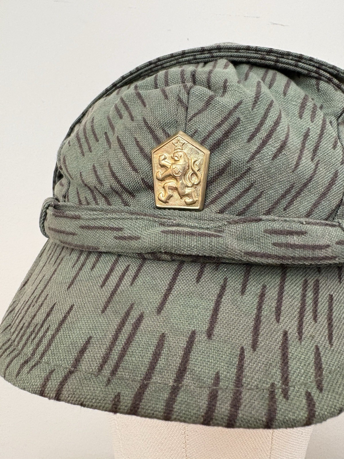 Soviet Era Czech Army Camo Field Cap w/ Badge - Size 57 | eBay