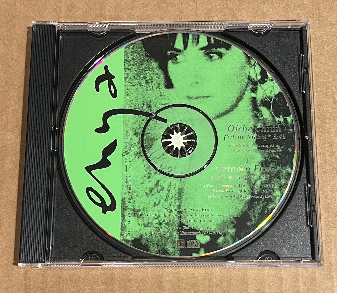 Enya - Oíche Chiúin / Orinoco Flow RARE promo radio only CD single '92 ...