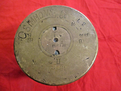 Antique Trench Art WW1 WWI Tobacco Jar? Military Brass Shell Casing by ...