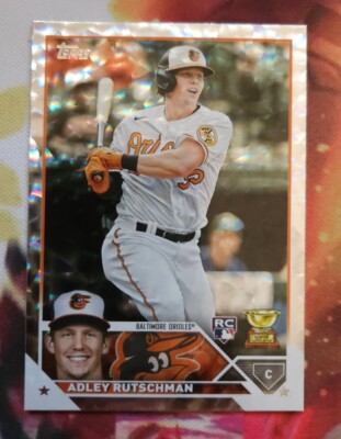 2023 TOPPS COLLECTORS BOX FOILBOARD ROOKIE CARD OF ADLEY RUTSCHMAN RC ...