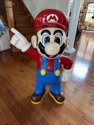 Mario Life Size Statue Store Display Authentic Nintendo vintage 90s ...