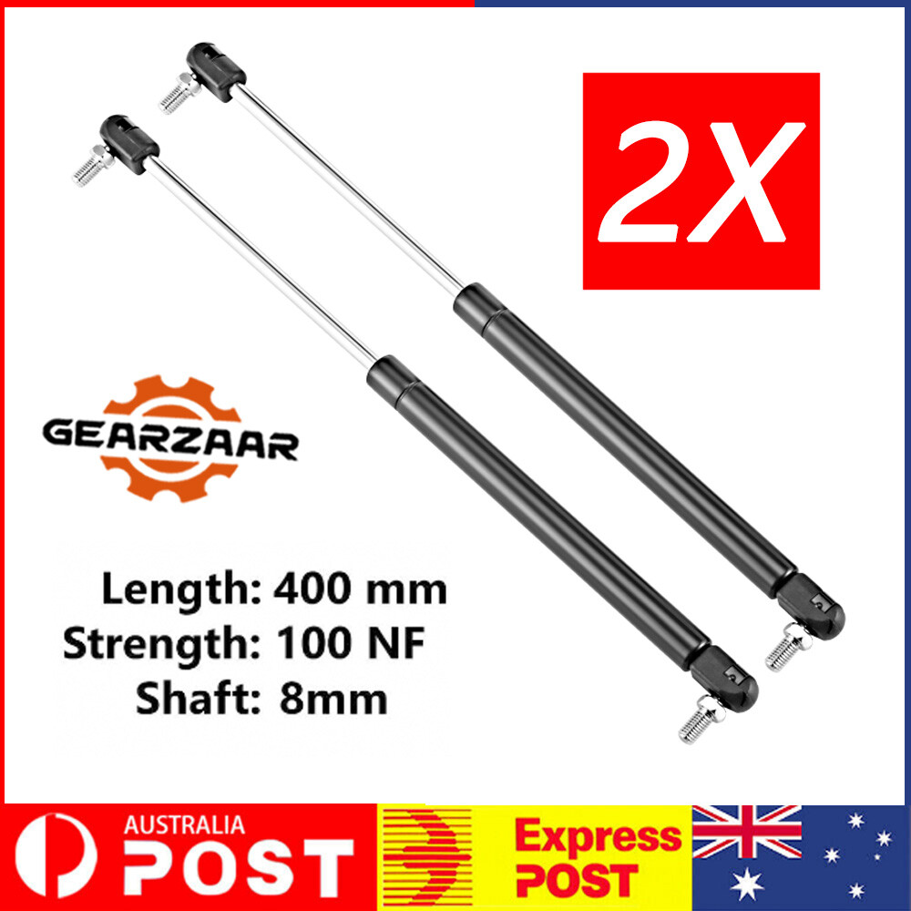 Gas Strut 400mm 100N x 2 (8mm Shaft) Caravans/Trailers /Canopy ...