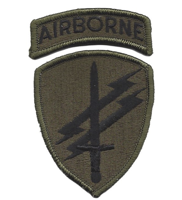 3." ARMY SPECIAL FORCES CIVIL AFFAIRS & PSYCHOLOGICAL OPS EMBROIDERED ...