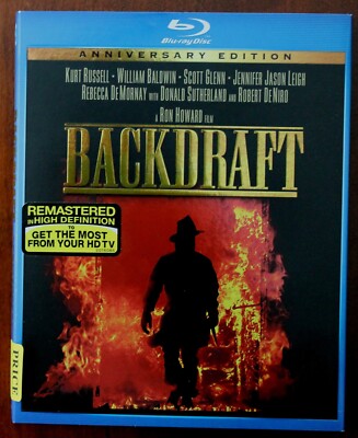 Backdraft (Blu-ray) Anniversary Edition/Kurt Russell/Slipcover/Sealed/2133 25195053068 | eBay