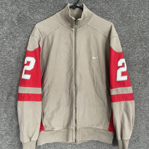 Vintage Nike Y2K Track Suit Brown Red Oregon Mens XL GRAY TAG Letterman ...